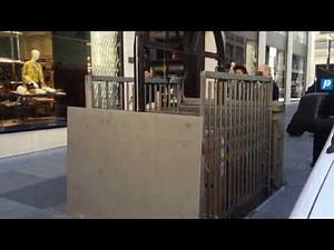 Custom Sidewalk Elevator - Prada NYC