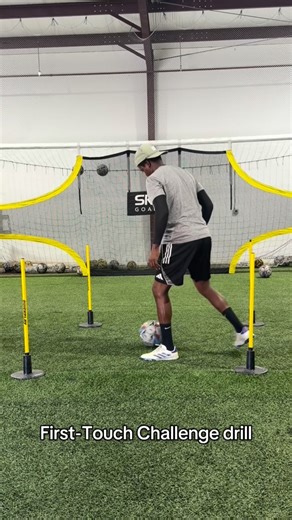 Lebo Moloto Soccer Training on Instagram: "First Touch Challenge ⚽️🔥 Player starts outside the square, moves early, and meets the ball inside the square. The goal: one-touch control and keep the ball in the box. This simple setup teaches some of the most important habits in soccer: • Arriving early instead of waiting for the ball • Soft, clean first touches under pressure • Body shape + balance when receiving • Scanning and preparing before the ball arrives • Controlling the ball into space ins