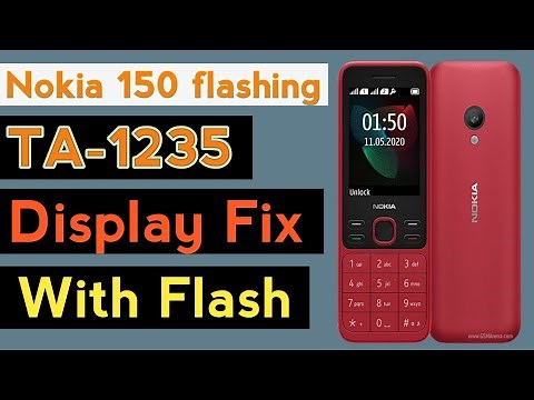 Nokia 150 TA-1235 flashing ✅ || Display fix with flash