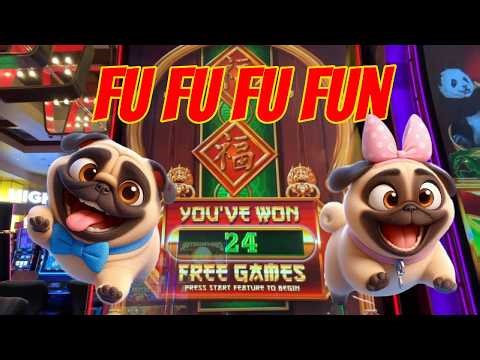 FUN Bonus with WILD SHOWERS! Fu Fu Fu Slot Machine | Gambling Pugs