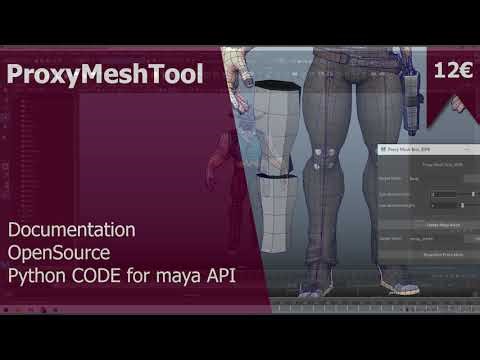 Proxy Mesh Tool for Maya