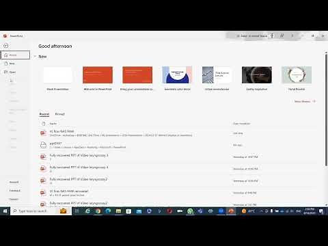 How to Repair Corrupt PowerPoint File using Temp 100% Works?