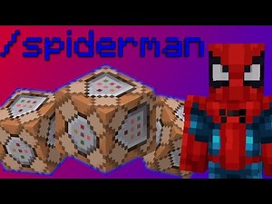 Spiderman In Minecraft (Bedrock edition Commands)
