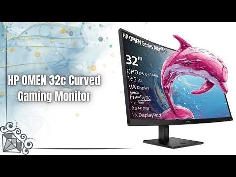 HP OMEN 32c Review | 31.5” 165Hz Curved Gaming Monitor!