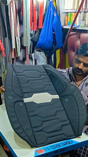 Car Seat Cover Stitching Process | Professional Seat Cover Making | MS Cover Garden Work