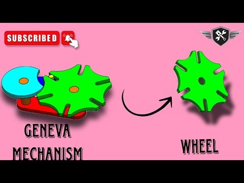 Geneva Mechanism in Solidworks|Wheel|AutoCAD|3D model#akd #tutorial #cad