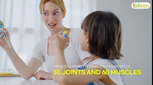 Edison Friends Penguin Chopsticks Training, Beginner, Brain Training, Learning, Korean Food, Japanese Food Dinner, Japanese Sushi, 1 Step to Learn Chopsticks, Made in Korea (Pororo Left Hand)