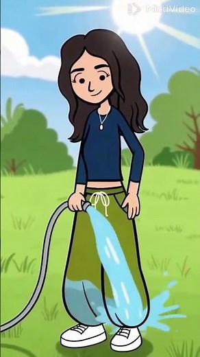 Girl From Storybooth Pants Water Inflation 2