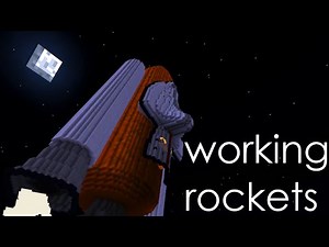 i made fully functional rockets in minecraft (with create)