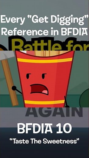 Every “Get Digging” Reference in BFDIA #shorts #bfdia #bfdia16