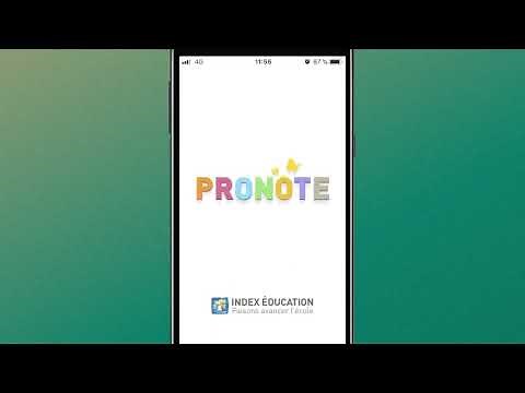 Configurer l'application mobile PRONOTE