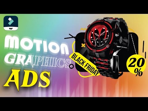 Motion Graphics Ads Complete Tutorial - Filmora 12 Tutorial
