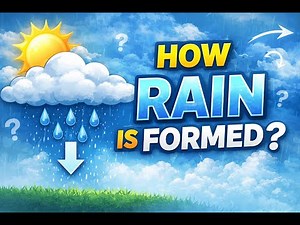 How Rain Is Formed 🌧️ | Water Cycle Explained Simply