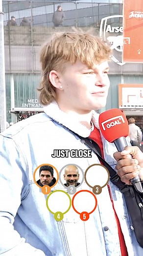 Blind ranking football managers: he had to issue an apology 😅 #football #premierleague #arsenal #soccer | GOAL