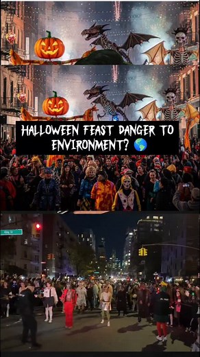 How does Halloween contribute to the growing problem of plastic and textile pollution? Western countries always uncivilized people? 🫡✅ #SustainableFuture #planetoverplastic #EcoResponsibility #environmentalimpact #greenawareness #hallowen #westerncountries | Chenna Suresh Kumar