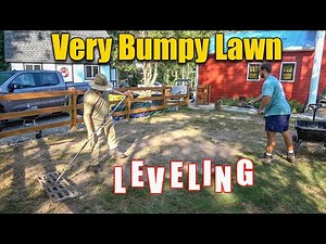 Leveling a VERY Bumpy Lawn
