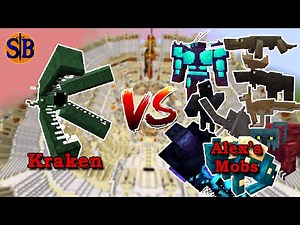 Kraken (Outvoted) vs Alex's Mobs | Minecraft Mob Battle