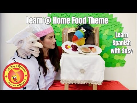 Susy Dorn & Tucán teach words about food in Spanish for kids in this fun video from Learn @ Home.