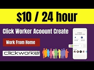 Clickworker Account Create| Work From Home | Online Jobs On Clickworker