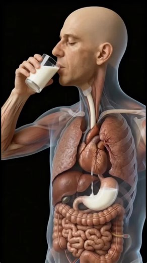 Benefits of Milk Inside Human Body #anatomy #viral #fyp #usa_tiktok | milk