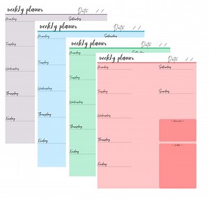 Digital Weekly Planner Template – Undated PDF, Goodnotes & iPad Compatible, Simple Organizer for Productivity - Etsy