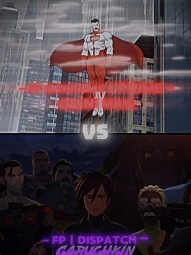 Dispatch vs invincible wheel part 8 Omni man fp invincible versus Invisigal fp dispatch #edit