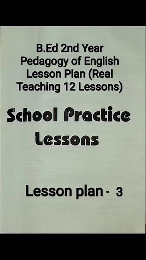 B.Ed 2nd Year Pedagogy of English| Sample Lesson Plan on “Adjective and Its Degree” Lesson Plan - 3