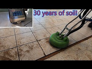 Tile and grout professionally cleaned for the first time in over 30 years!! #cleaning #clean