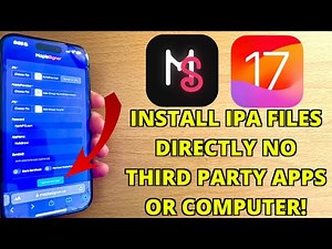 Install IPA Files DIRECTLY ON iPHONE iOS 17-17.5 No Computer/Revoke! MapleSigner Tweaked Apps iOS 17