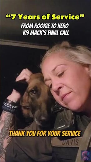Final Call for K9 Mack | Honoring 7 Years of Brave Service #K9Mack #FinalCall #K9Hero #PoliceDog