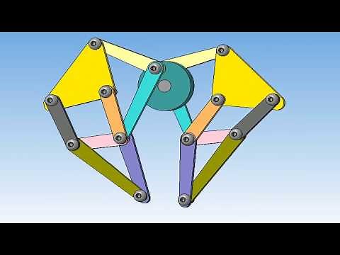 legged locomotion machine ШАГАЮЩИЙ МЕХАНИЗМ