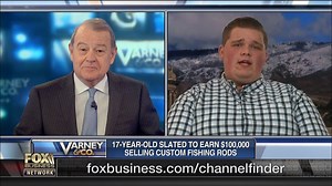 "Everything is handmade and built to the customer's needs and styles." Seventeen-year-old Corbin Broner is on track to sell $100 thousand worth of fishing rods. He spoke to Varney & Co. about his small-business success story. https://fxn.ws/2HgNYQ0 | Fox Business