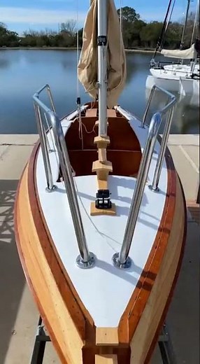 Mind-blowing Micro Yacht Build! ⛵ #microyacht #tinyboat #diy