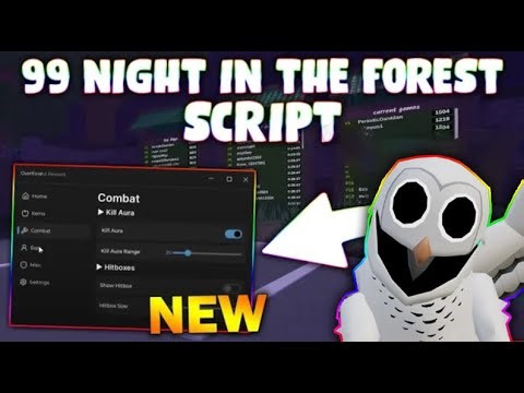 *NEW* 99 Nights in the Forest Script (PASTEBIN 2025) (KILL AURA ,FARM TREE ,ESP, TP TO FIRE NIGHT )