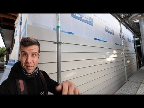 Finally Installing the Concrete Cladding!