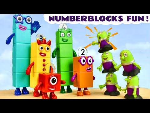 Funlings Numberblocks Challenge with Numbers and Shapes