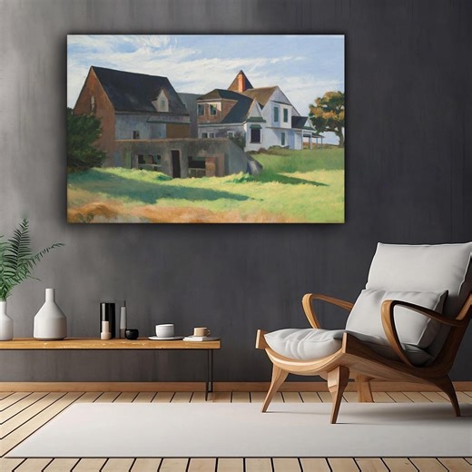 Edward Hopper Cape Cod Afternoon Poster, American Realism Landscape Print, Vintage Coastal Wall Art - Etsy