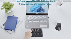 iClever Bluetooth Number Pad, Portable Wireless Number Pad, Aluminum Rechargeable 35-Keys Numeric Keypad for Multi-Devices, Compatible for Laptop, Mac, iMac, Tablet, PC and Desktop