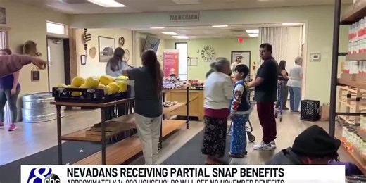 Partial SNAP benefits issued to Nevada households