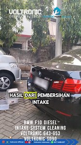 DIESEL Intake Cleaning #voltronic G43 G53 Carbon Cleaner (BMW F10 520 d) | Voltronic Indonesia | Facebook