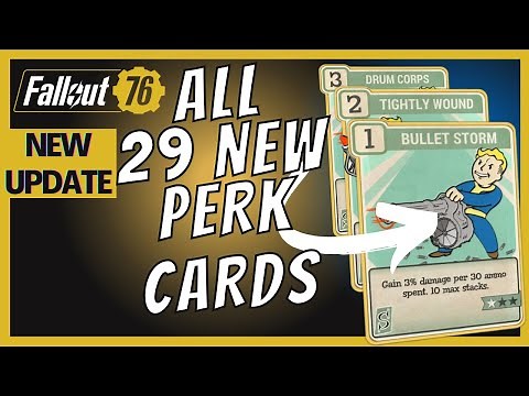 All 29 NEW! Perk Card Changes and how they work Season 22 | Fallout 76