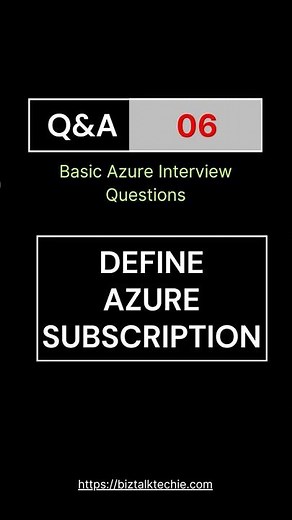🔑 What is an Azure Subscription? | Explained in 30s! 💳☁️