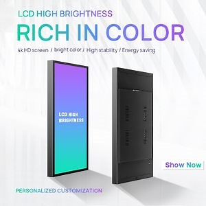 [Hot Item] Ultra Wide Stretch Advertising Player Kiosk Screen Monitor LCD Commercial Shelf Edge Bar Display