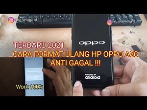 CARA RESET ULANG HP OPPO A83 ANTI GAGAL | Oppo A83 hard reset new method 2021