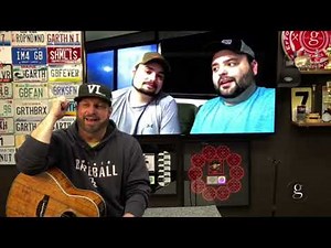 With Garth Brooks on Inside Studio G