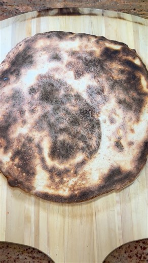 Melted Milk chocolate, fresh fruit and powdered sugar👌baked on my @bakingsteel Homemade crust using @petraflourusa 👌 #pizza #halloween #chocolate #homemade | Theloveofpizza by Rob