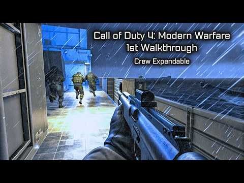 COD4: Modern Warfare [Crew Expendable] Playthrough + Intel Locations