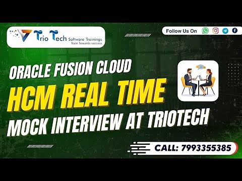 🚀 Oracle Fusion HCM Cloud Mock Interview | Real-Time Interview Questions | Core HR, Payroll, HDL
