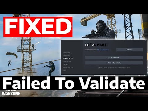 How To Fix Call of Duty Warzone 3 Files Failed To Validate & Will Be Reacquired