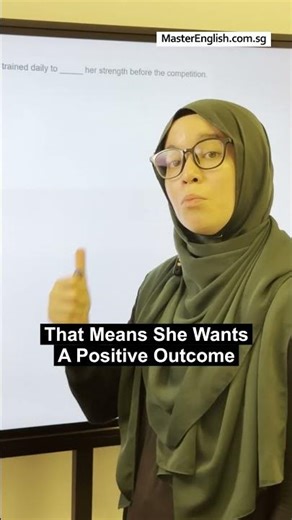 PSLE English Question 4 #grammar #psle #english